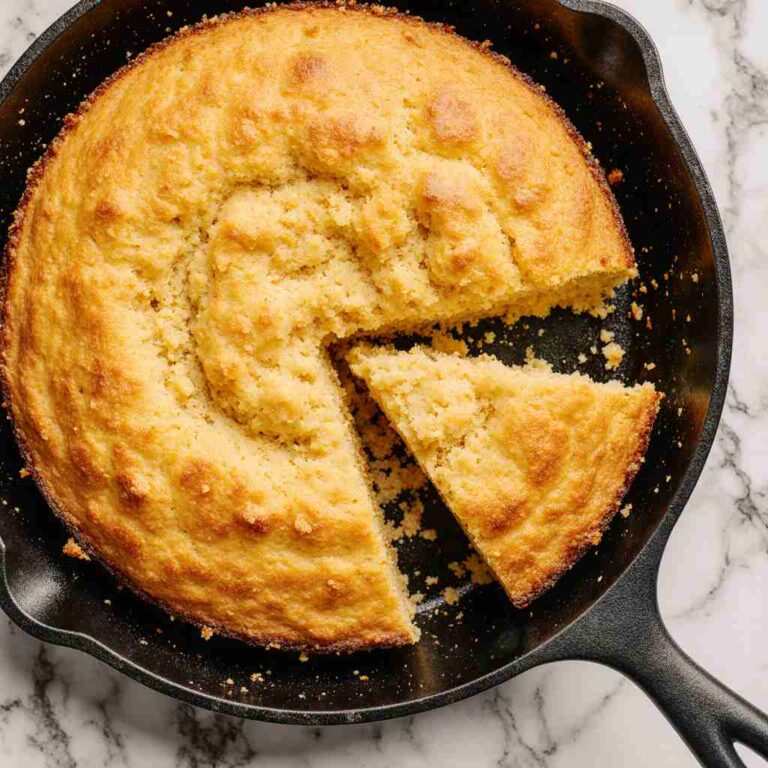 Cornbread Without Milk – Easy, Moist & Fluffy Dairy-Free Recipe